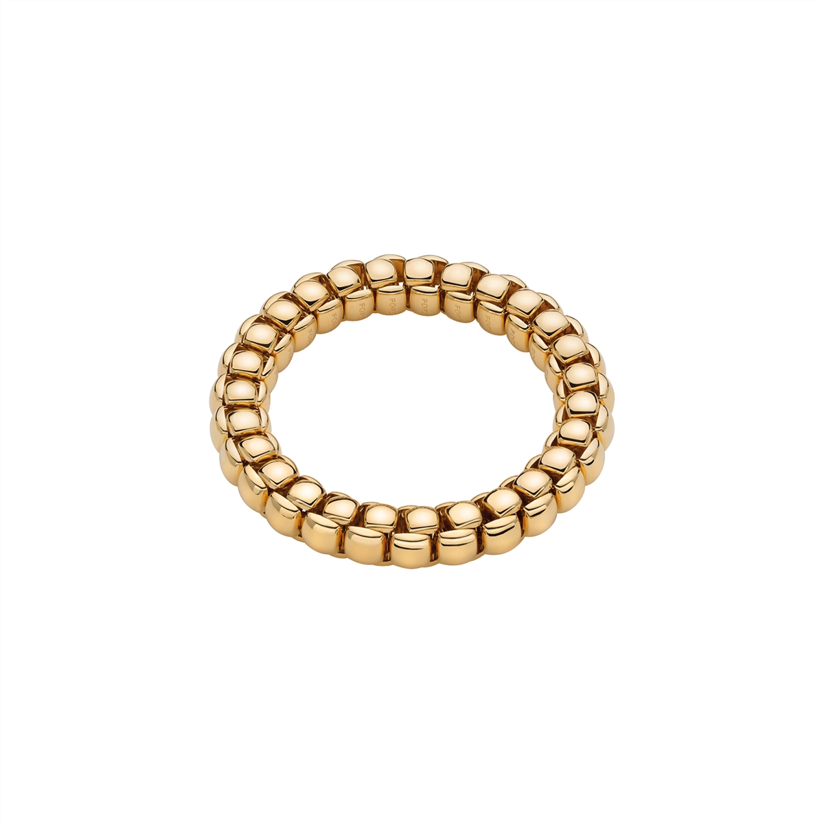 Fope 18K Yellow Gold Luna Collection Flex Stretch Bracelet, Medium Siz ...